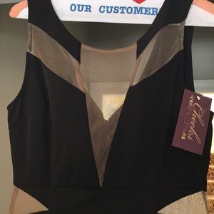 C. Luce | Dresses | Sleeveless Sheer Panel Cutout Dress | Poshmark